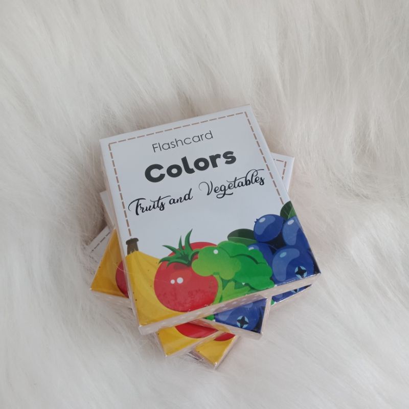 Jual Flashcard warna Colors / Flash Card / pairing puzzle / kartu ...