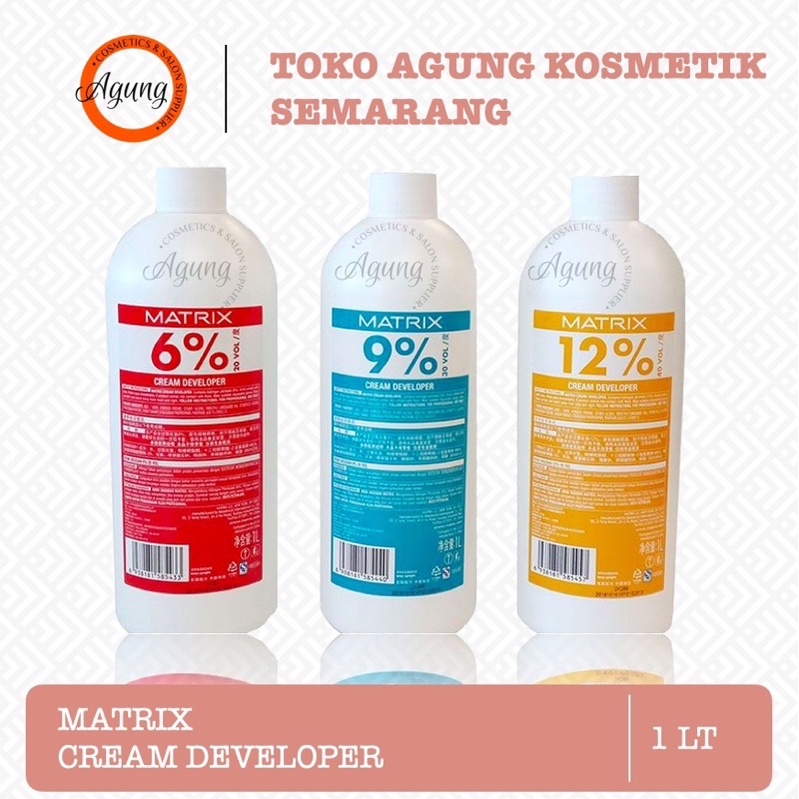 Jual [AGUNGSMG] MATRIX developer pewarnaan 1lt | peroxyde campuran ...
