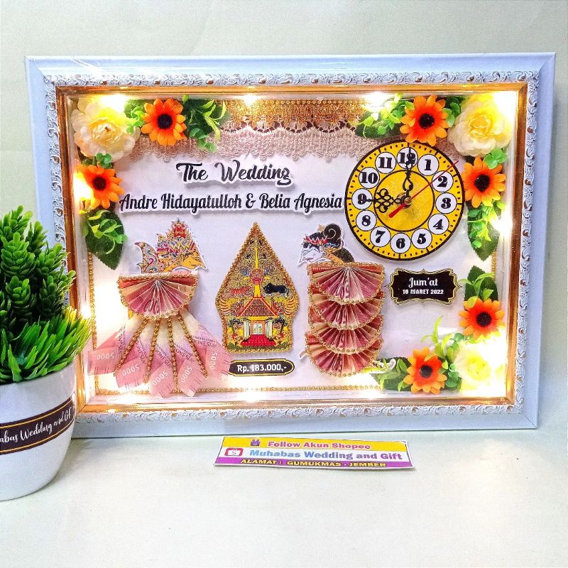Jual Mahar Pernikahan Wayang Mahar Jam Mahar Jawa Mahar Simple Mahar ...