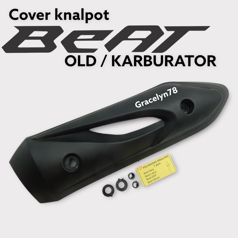 Jual cover knalpot honda beat KARBU CARBU tutup knalpot honda beat ...