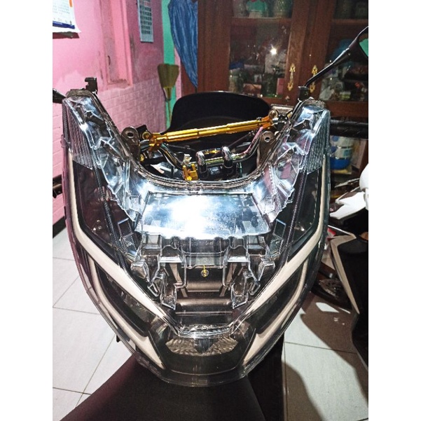 Jual headlamp frame drl alis/kacamika pcx 160 bahan costum projie ...