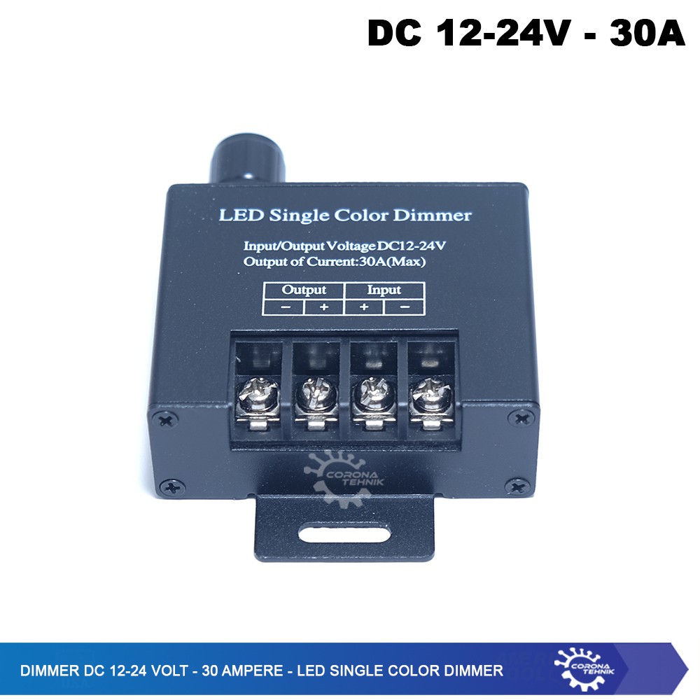 Jual LED Single Color Dimmer - Dimmer DC 12-24 Volt - 30 Ampere ...