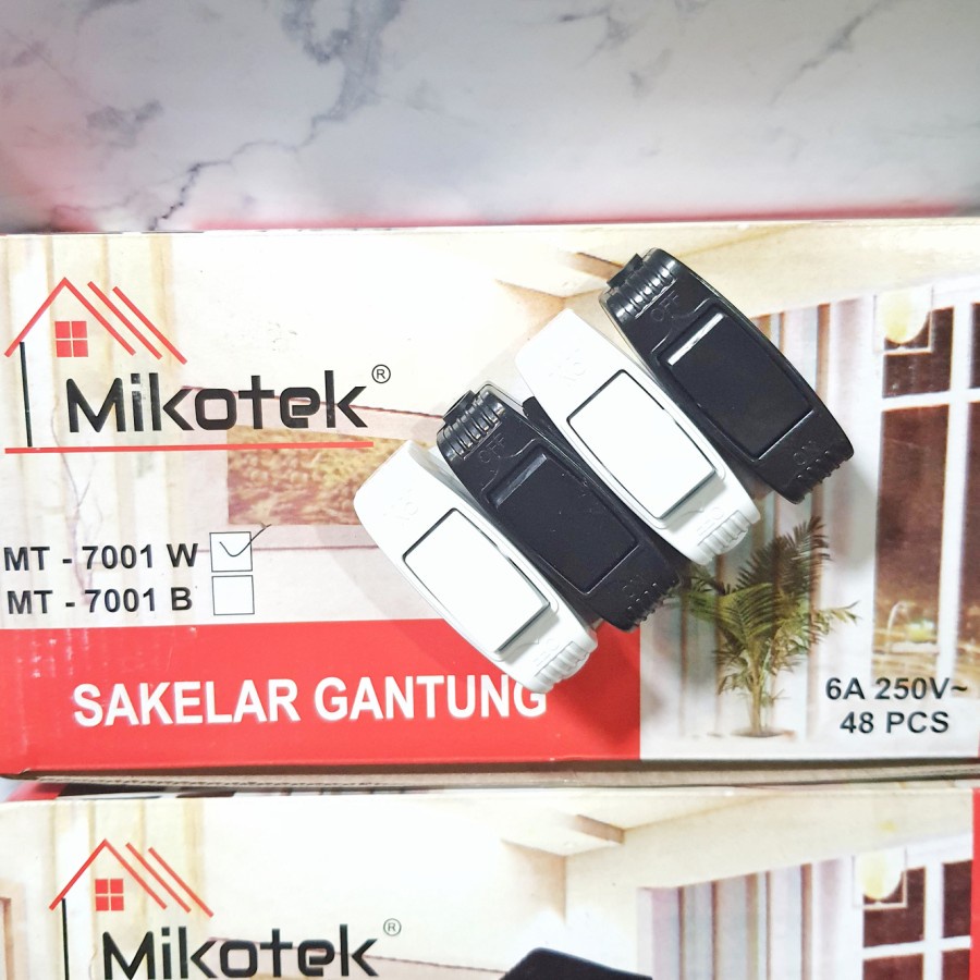 Jual Mikotek Saklar Skakel Gantung Jumbo Mikotek Pin Kuningan Hitam ...