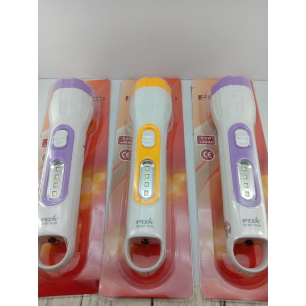 Jual Senter Fox GE 107 Emergency Led Baterai Murah Grosir | Shopee ...