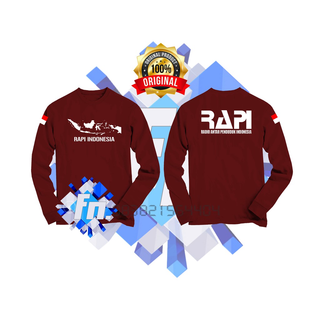Jual KAOS RAPI INDONESIA (GAMBAR PETA INDONESIA) RADIO ANTAR PENDUDUK ...