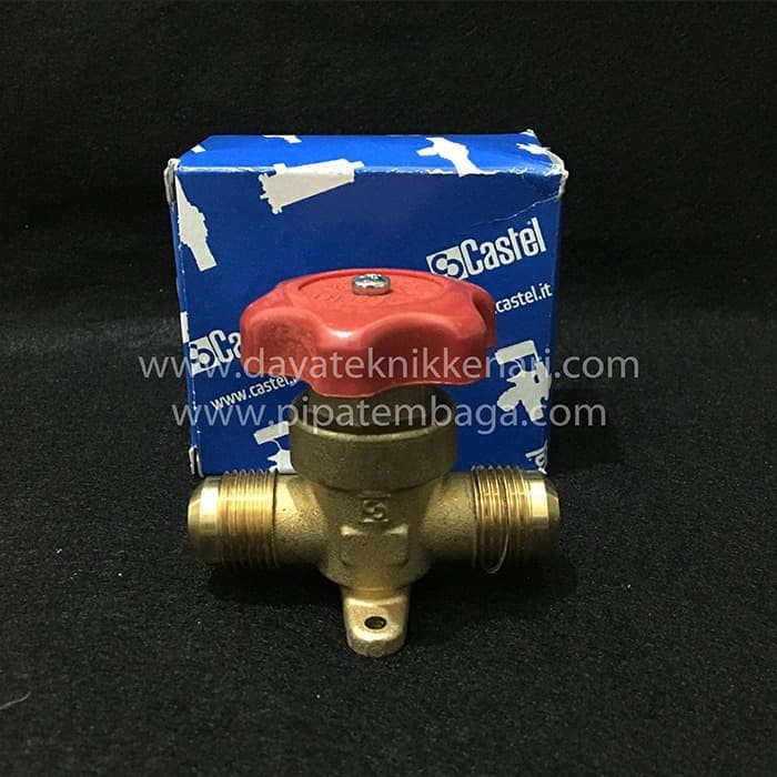 Jual Hand Valve Merk CASTEL ukuran 5/8 inch TYPE 6210/5 FLARING ...