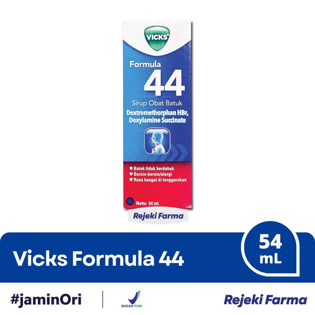 Jual Vicks Formula 44 sirup isi 54 ml - obat batuk 54ml | Shopee Indonesia