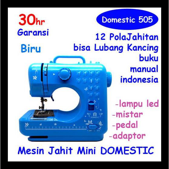 Jual Murmer 12 Pola Mesin Jahit Fhsm 505A Tivax Lubang Kancing Otomatis ...