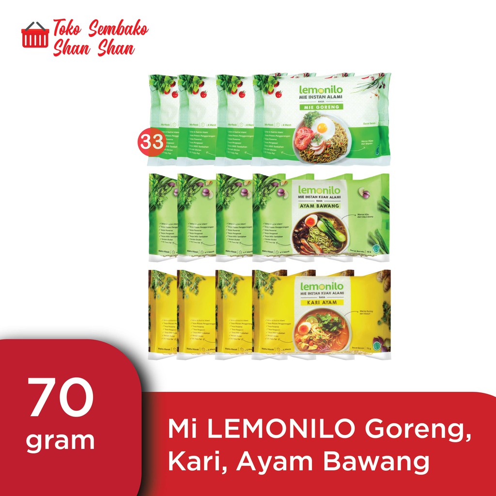 Jual MI LEMONILO ECER DAN PAKET HEMAT 5PCS/ FITMEE/ MIE SEHAT/ MI ...