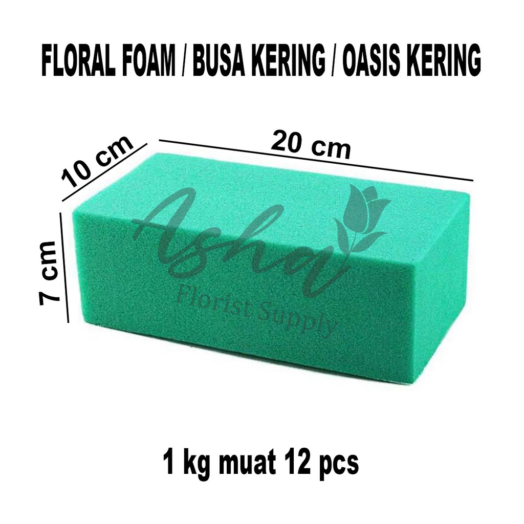 Jual Floral Foam / Busa Kering / Oasis Kering [FREE PACKING KARDUS ...
