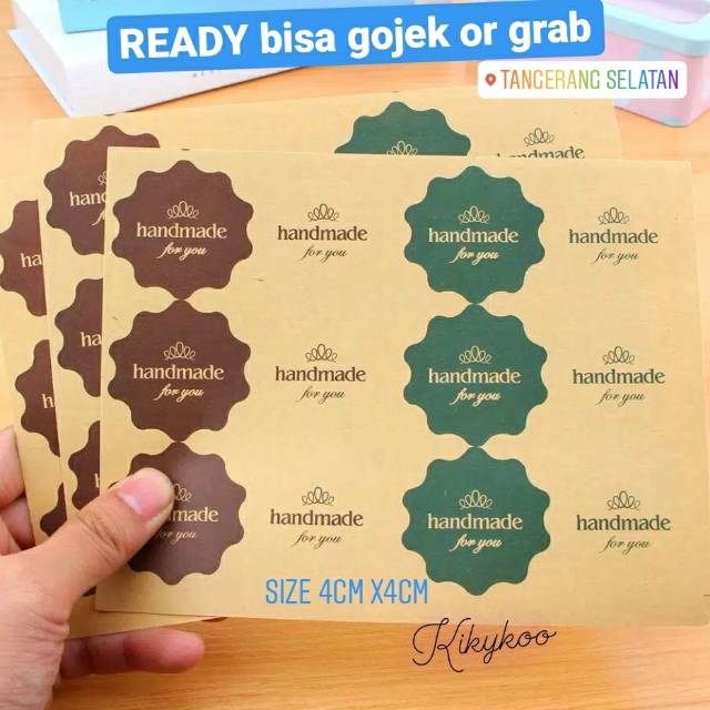 Jual Sticker kemasan cookies PILIH KARAKTER sticker thank you sticker ...