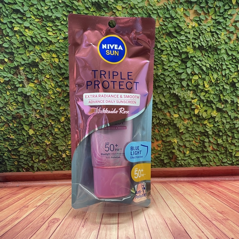 Jual Nivea Sun Triple Protect Extra Radiance & Smooth Advance Daily ...