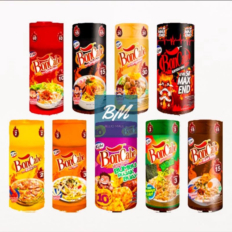 Jual Kobe Boncabe BOTOL / Bon Cabe Botol Level 2 3 10 15 30 50 Max End ...