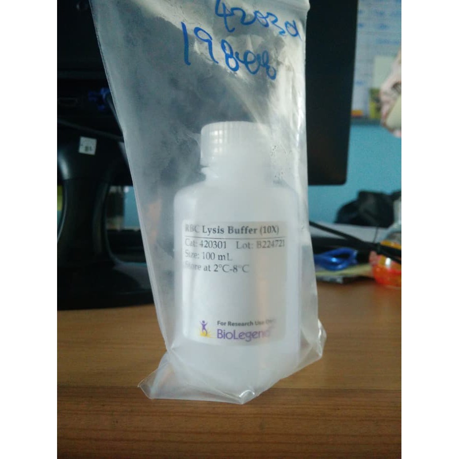 Jual RBC Red Blood Cell Lysis Buffer (10X) Cat. 420301 | Shopee Indonesia