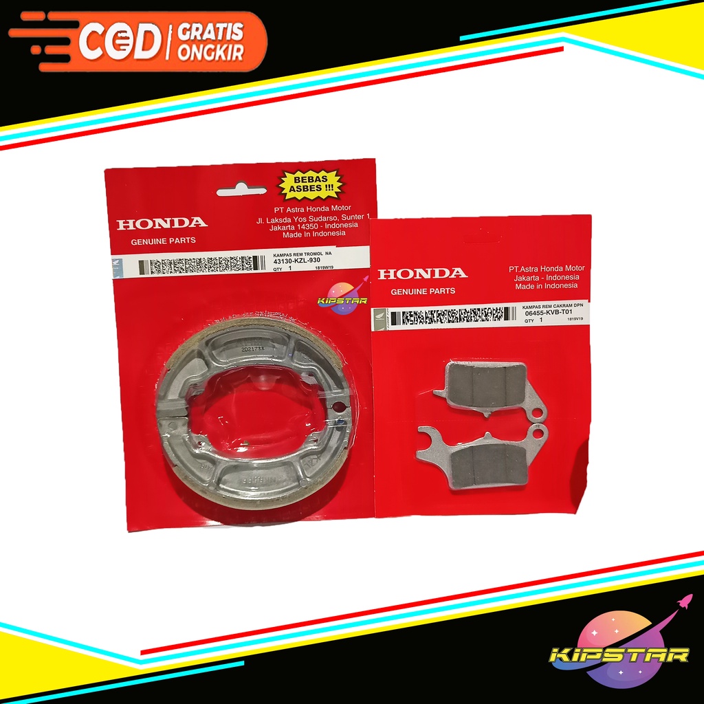 Jual PAKET KAMPAS REM BEAT FI SCOOPY FI VARIO FI SPACY VARIO 125 OLD ...