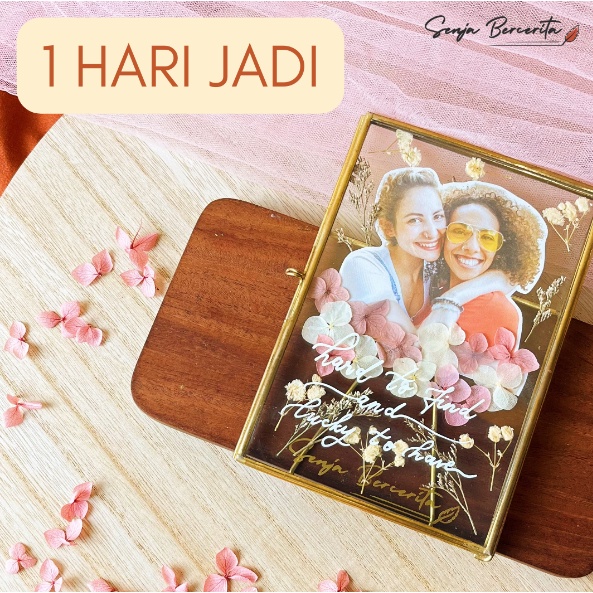 Jual 1 HARI JADI MEREKAH FRAME/CUSTOM FRAME/CUSTOM KADO/KADO ULANG ...