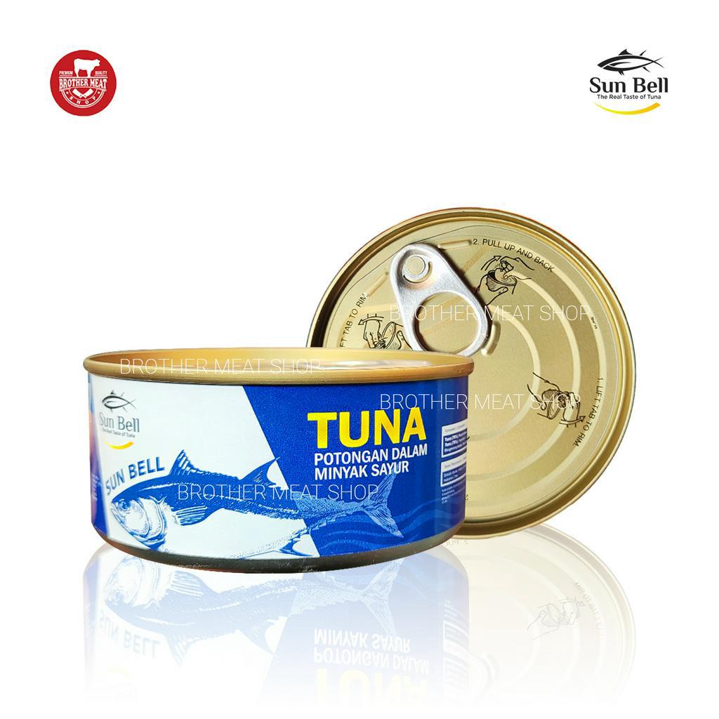 Jual Sun Bell Tuna Chunk in Vegetable Oil 185gr, Ikan Tuna Kaleng ...
