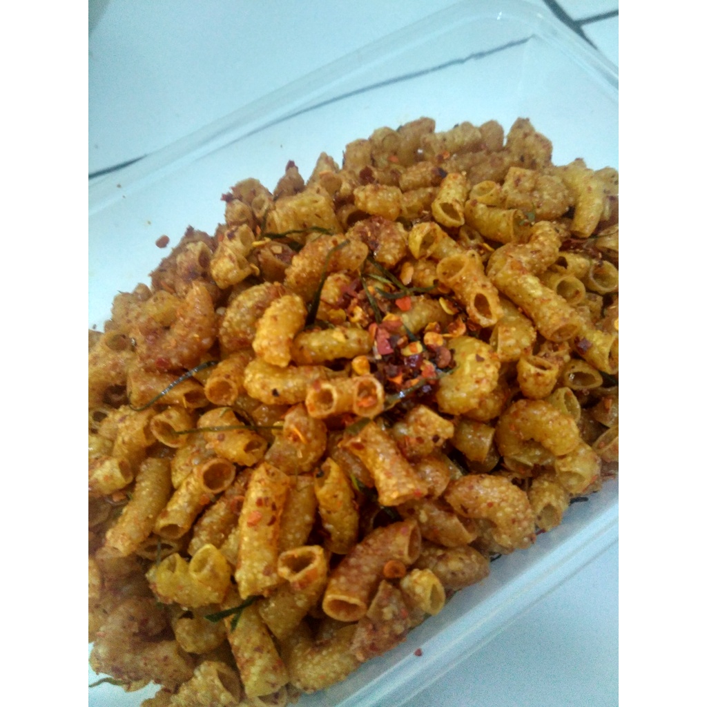Jual Termurah Isi Banyak Makaroni Bantet 250gr Banyak Rasa Gurih Renyah ...