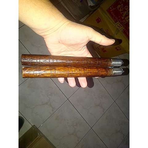 Jual Nunchaku- Ruyung Double Stick Dobel Stik Nunchaku Baton Kayu Gta ...
