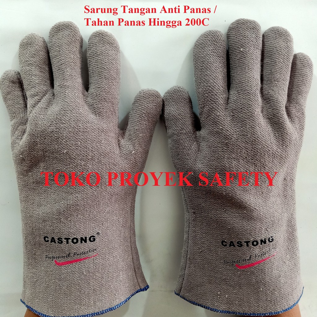 Jual Sarung Tangan Tahan Panas Hingga 200C / Sarung Tangan Castong 200C ...