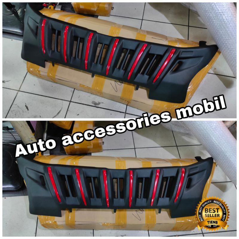 Jual Grill Apollo Xpander cross list merah | Shopee Indonesia