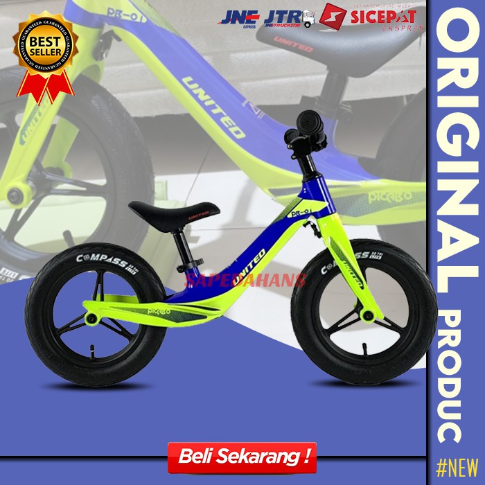 Jual Sepeda Anak 12 Inch Push Bike Balance Bike United Picabo Magnesium ...
