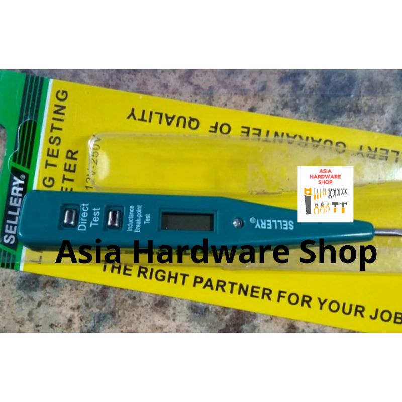Jual SELLERY Tespen Digital Pen Tester Elektrik Voltage Ac - Dc 12v ...