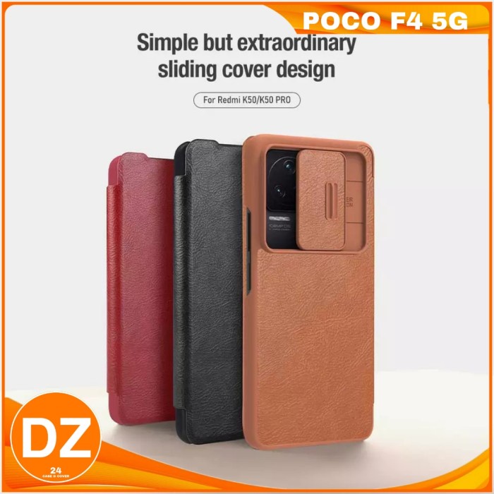Jual CASING XIAOMI POCO F4 5G FLIP CASE SLOT CARD LEATHER SHIELD CAMERA ...