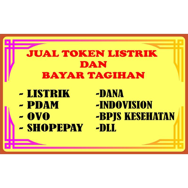 Jual stiker loket pembayaran | Shopee Indonesia