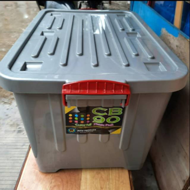 Jual CONTAINER BOX PLASTIK 90 LITER KONTAINER BOX SERBAGUNA MPW BOX ...
