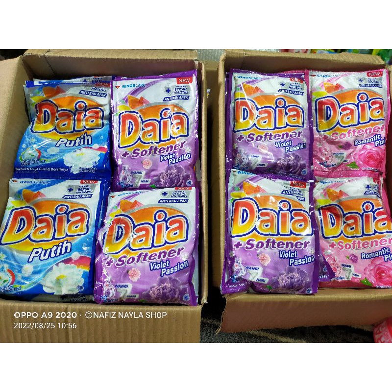 Jual Daia + Softener Renceng isi 6 x 47g | Shopee Indonesia