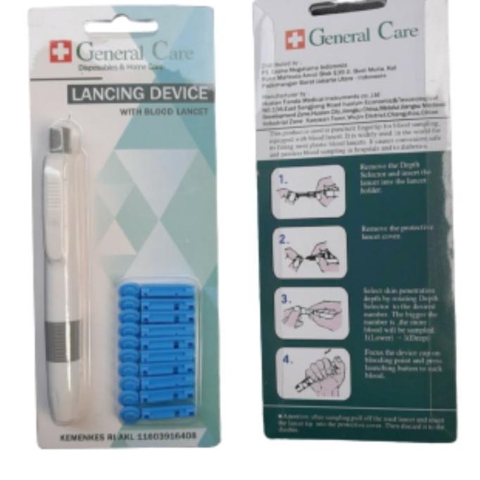 Jual Lancing devices pen lancet pen sampel darah autoclik sehats5 Ayo ...
