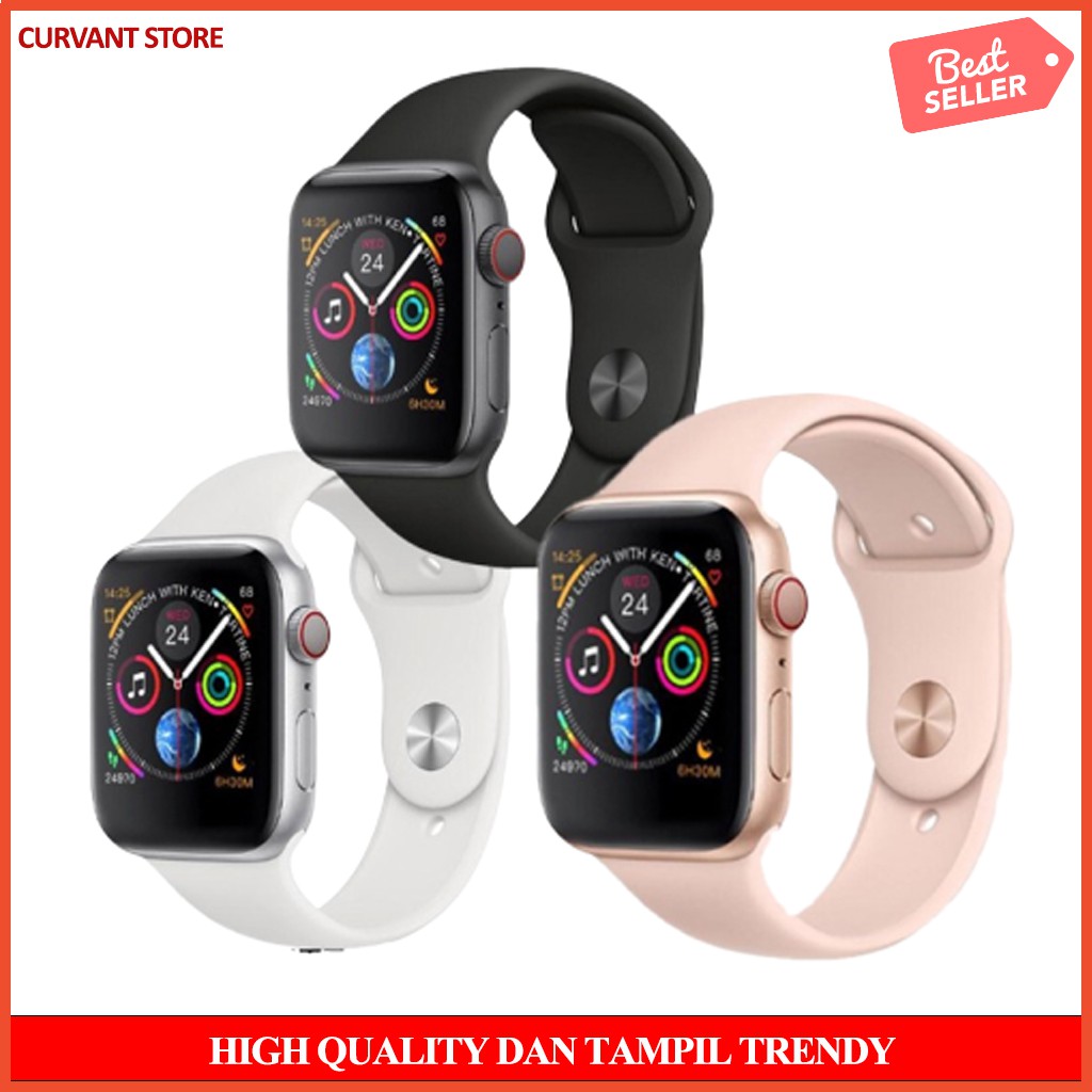 Jual Smartwatch IWO 8 - Jam Tangan Pintar Smart Watch Copy 1:1 - Hitam ...