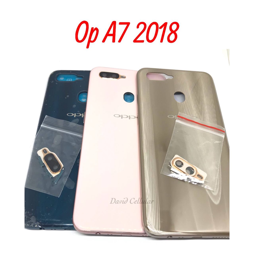 Jual CASING OPPO A7 FULLSET - TUTUP BELAKANG + LIST | Shopee Indonesia