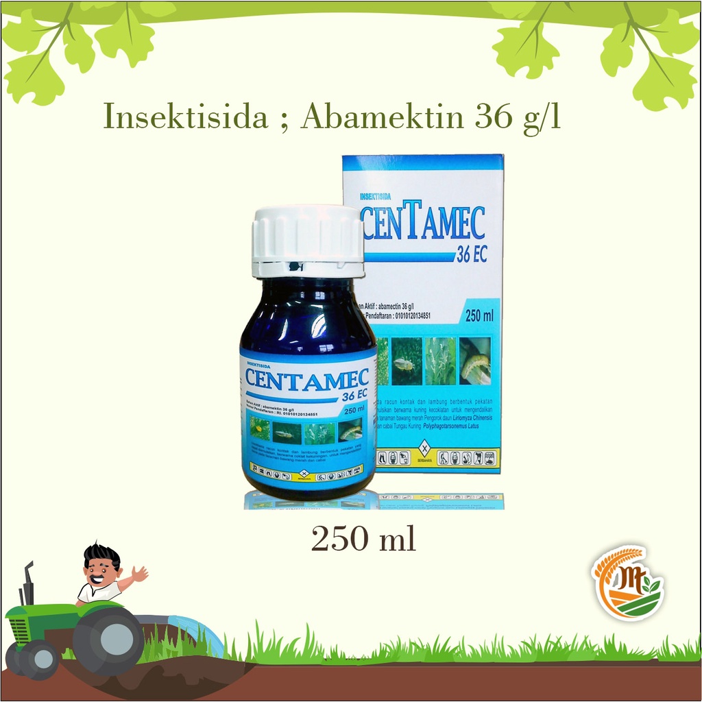 Jual Insektisida Insektisida Centamec 36EC, Abamektin 36EC 250ml ...