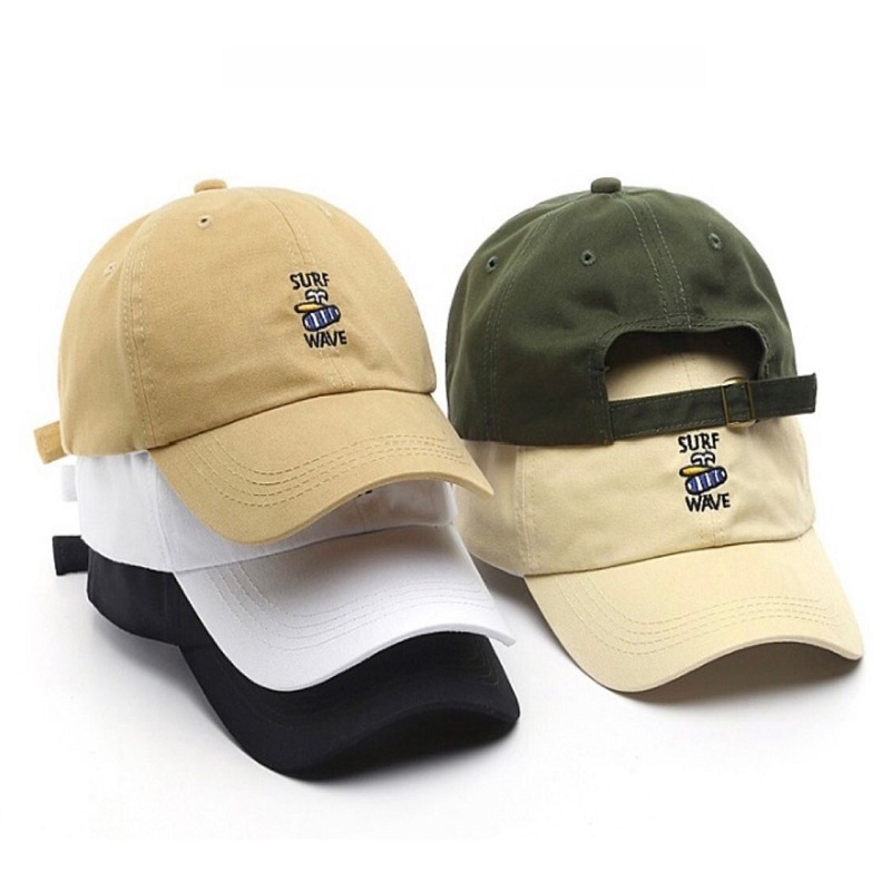 Jual Topi Unisex Cap Retro Hat Soft Material Bordir Surf Wave Topi ...