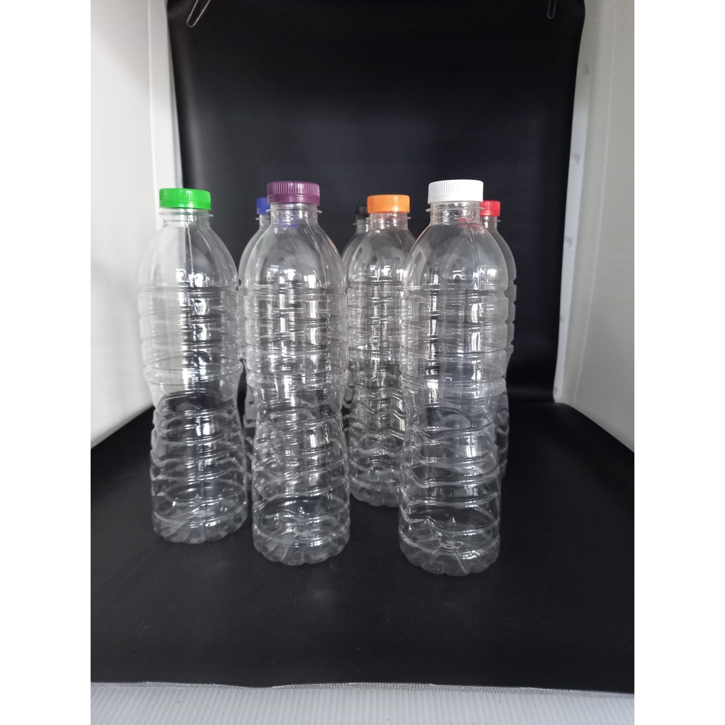 Jual botol plastik 600ml Aqua SN short neck kemasan minuman kopi susu ...