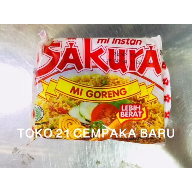 Jual Mi Sakura Rasa Mie Goreng 1 BUNGKUS | Mi Instant Kuning Sakura ...
