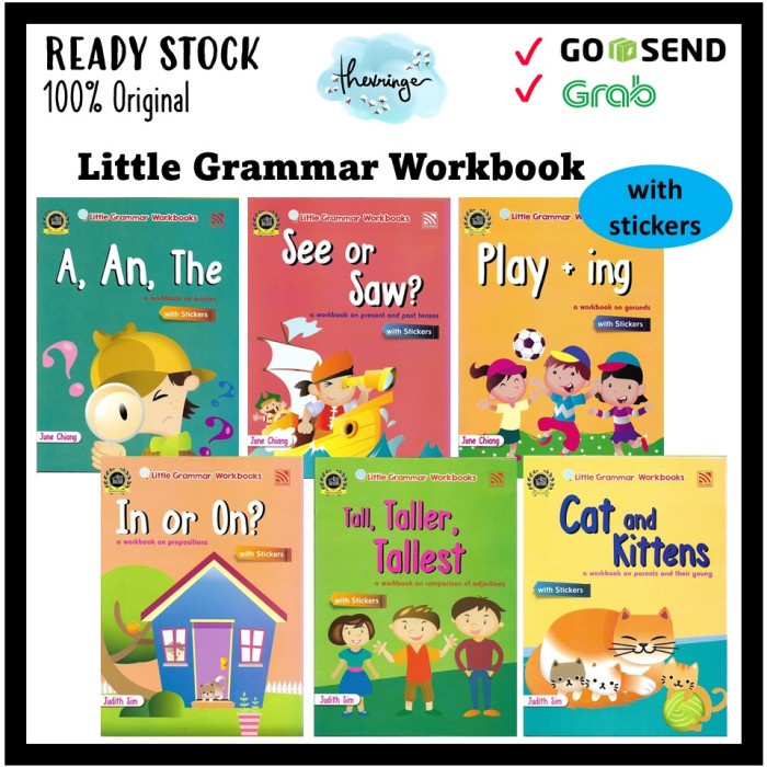 Jual Little Grammar Workbook With Stickers Pelangi Books | Shopee Indonesia