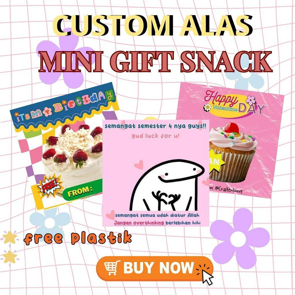 Jual [SEMARANG] CUSTOM ALAS KERTAS MINI GIFT SNACK VALENTINE MURAH ...