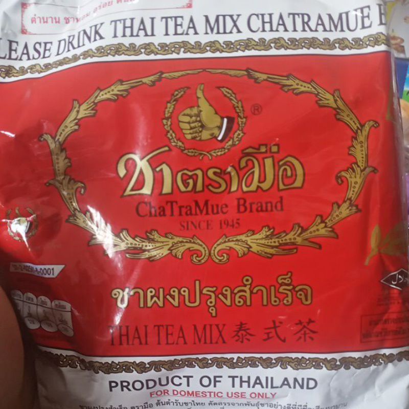 Jual thai tea chatramue 400gr original the thailand | Shopee Indonesia
