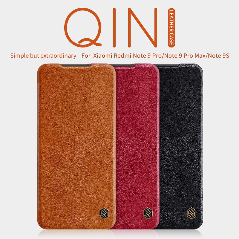 Jual Nillkin Qin Series Leather case for Xiaomi Redmi Note 9 Pro, Redmi ...