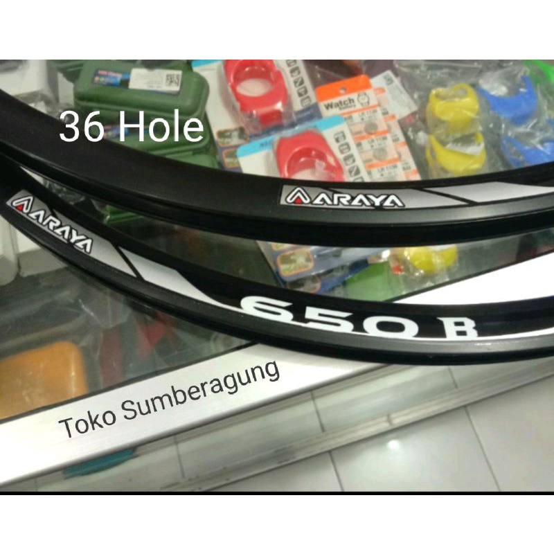 Jual VELG RIMS ARAYA sepeda MTB ukuran 27.5 ALLOY DOUBLE WALL Velg ...