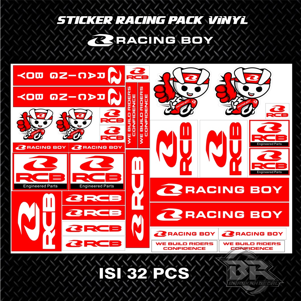 Jual Sticker Racing Rcb Pack Stiker Motor | Shopee Indonesia