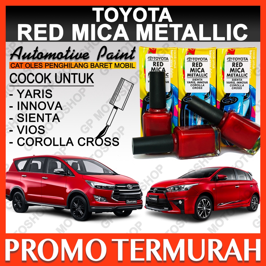Jual TOYOTA RED MICA METALLIC CAT OLES PENGHILANG BARET MOBIL LECET ...