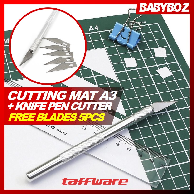 Jual BABYBOZ - Taffware Work Cutting Mat Pad A3 45 x 30cm alas tatakan ...