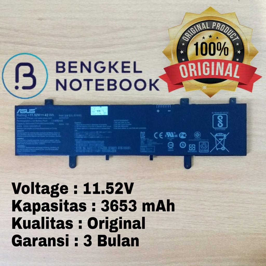 Jual Baterai Asus Vivobook 14 A405U X405UA X405UR X405UQ B31N1632 Original | Shopee Indonesia