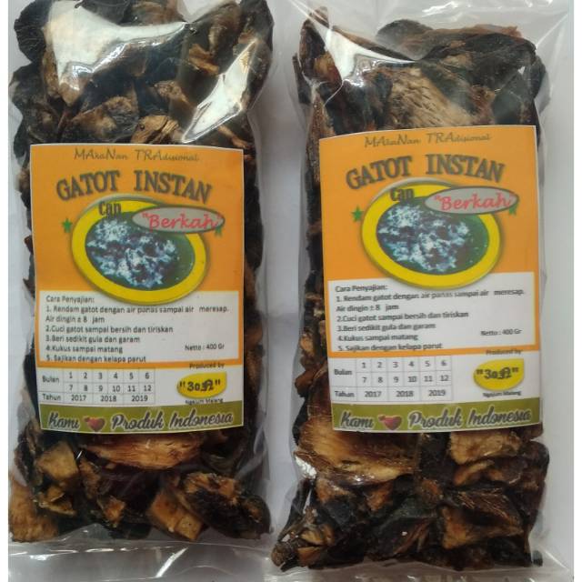 Jual Gatot Instan Gathot Instant Heboh Uwenak Asli Cemilan Khas ...
