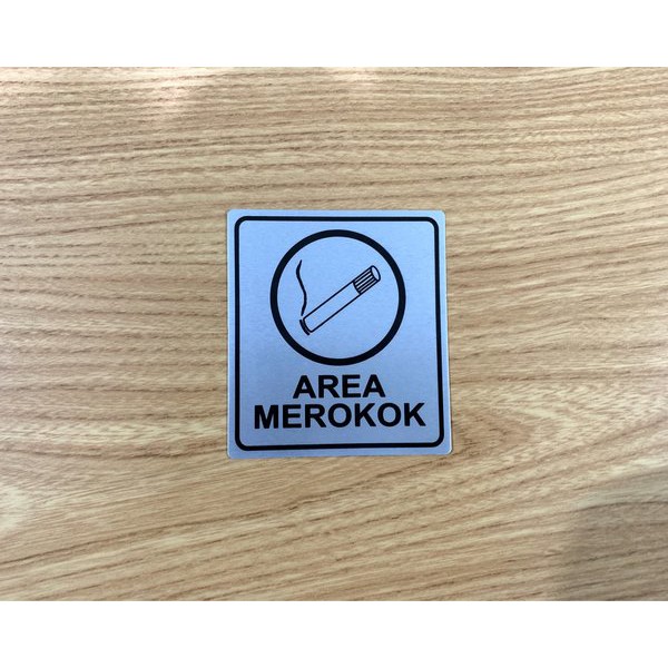 Jual STIKER PERINGATAN RAMBU AREA MEROKOK | Shopee Indonesia