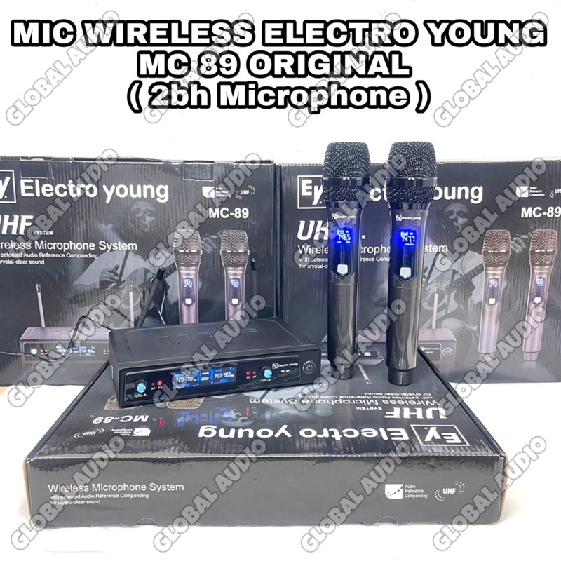 Jual Mic Wireless Electro Young MC 89 Original 2bh Mic Wireless ...